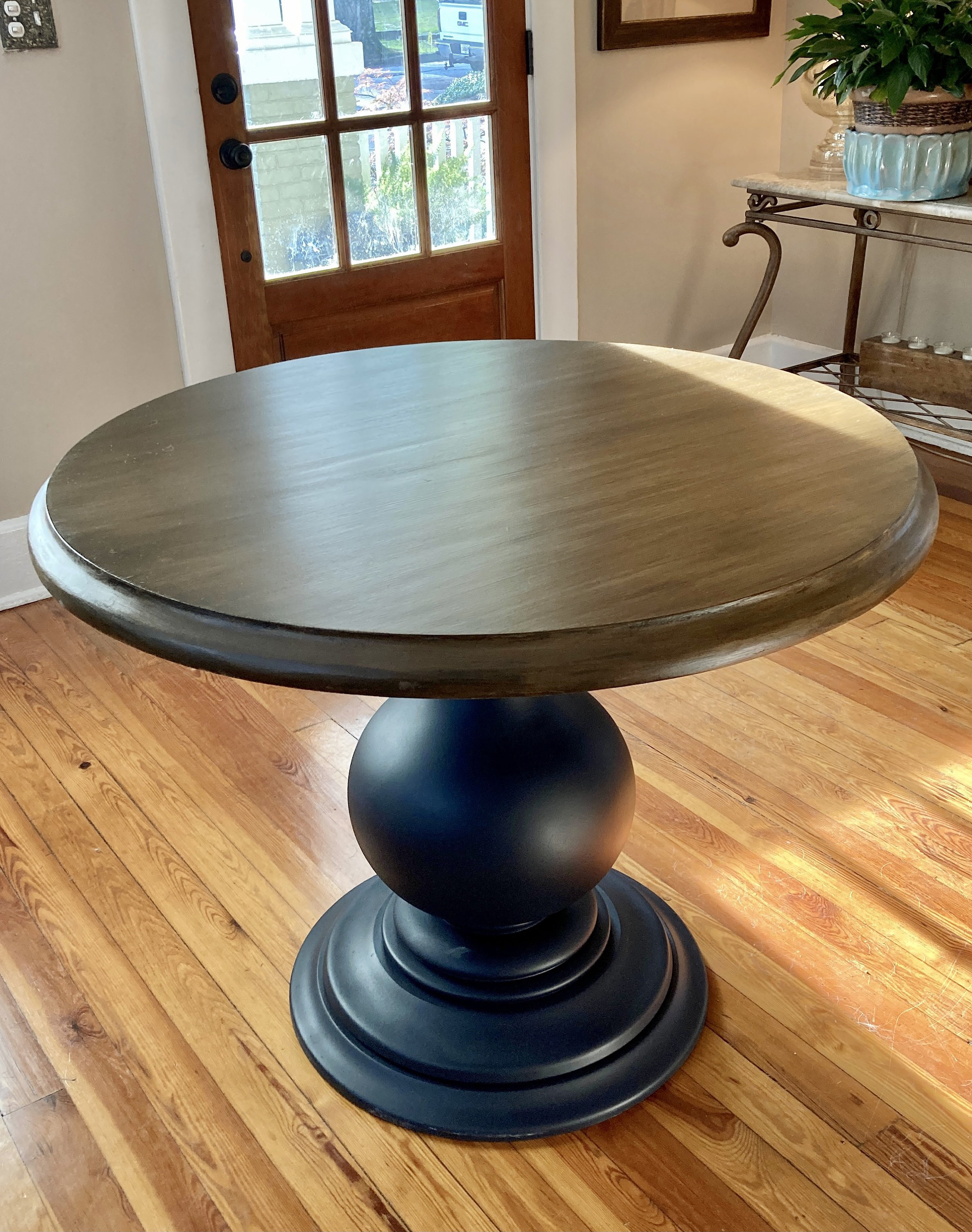Small Round Dining Table, Round Dining Table, Foyer Table, Wood ...