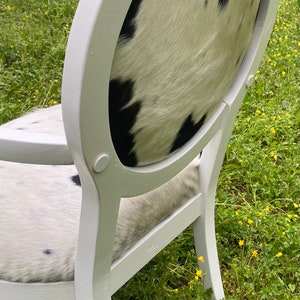 Cowhide Dining Chairs, Authentic Cowhide, Cowhide Upholstered Chairs ...