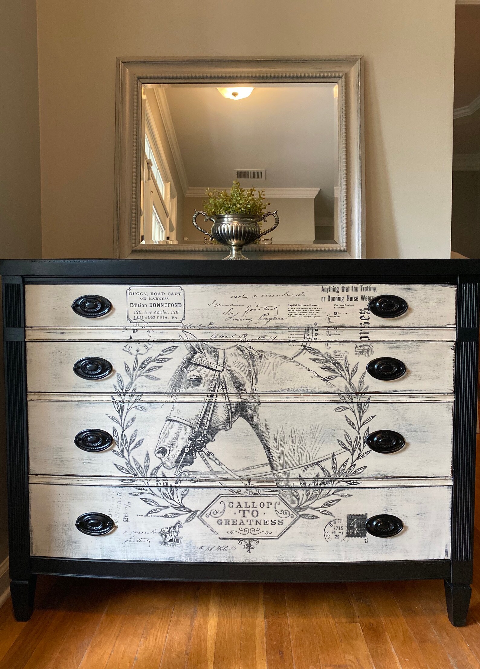 Painted Chest of Drawers Refinished Chest of Drawers - Etsy