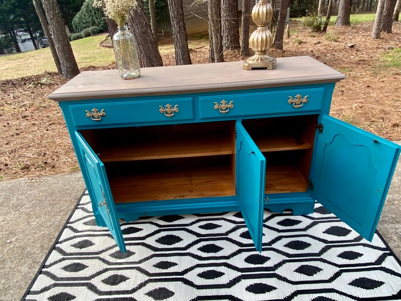 Vintage Buffet Farmhouse Buffet Boho Buffet - Etsy