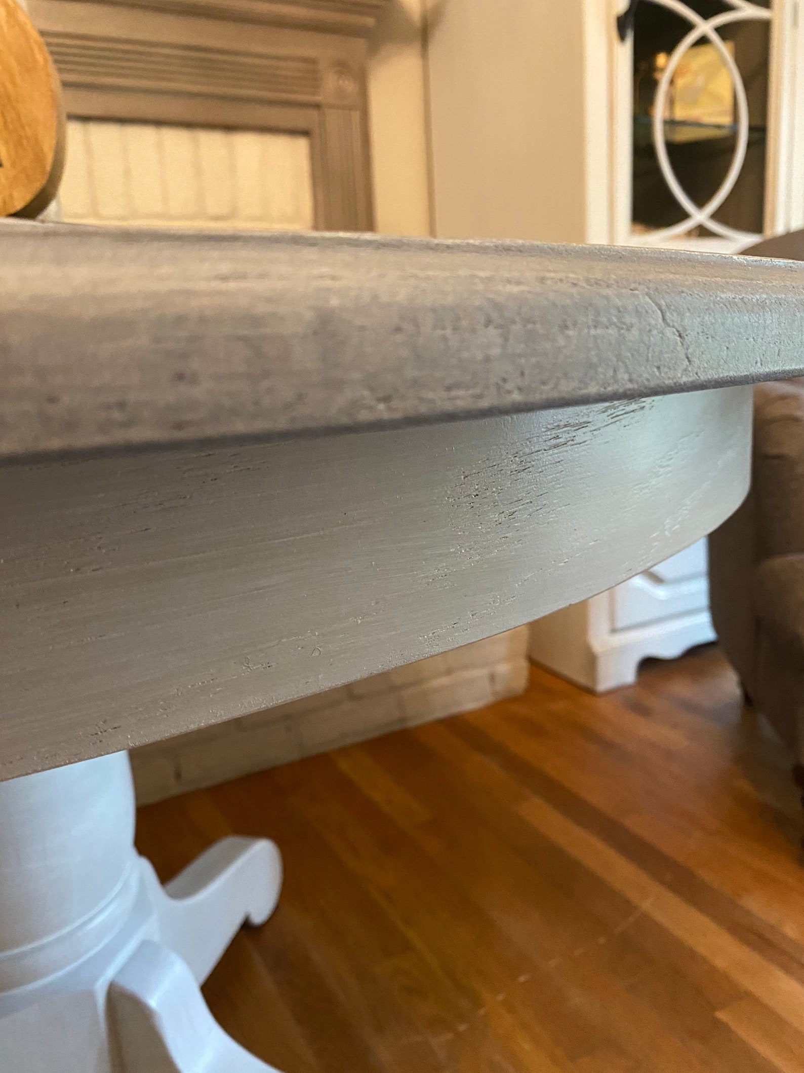 Solid Wood Painted Table, Distressed Furniture, Refinished Furniture ...
