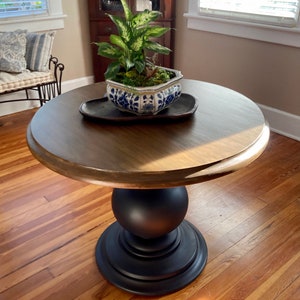 Small Round Dining Table, Round Dining Table, Foyer Table, Wood ...