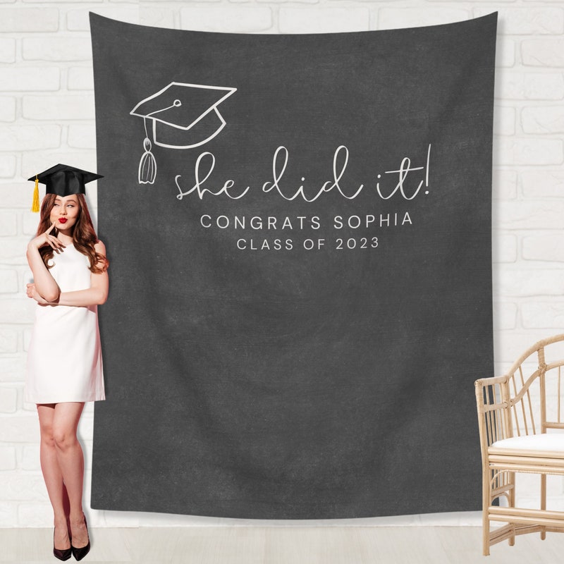 Graduation Backdrop - Etsy