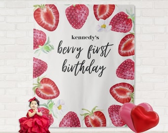 Strawberry Photo Booth - Etsy