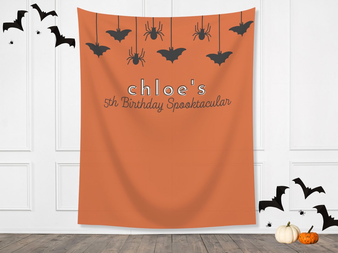 Completely Customizable Halloween Spooktacular Party Banner | Baby ...