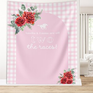 Off Two the Races 2nd Birthday Banner, Kentucky Derby Horse Racing ...