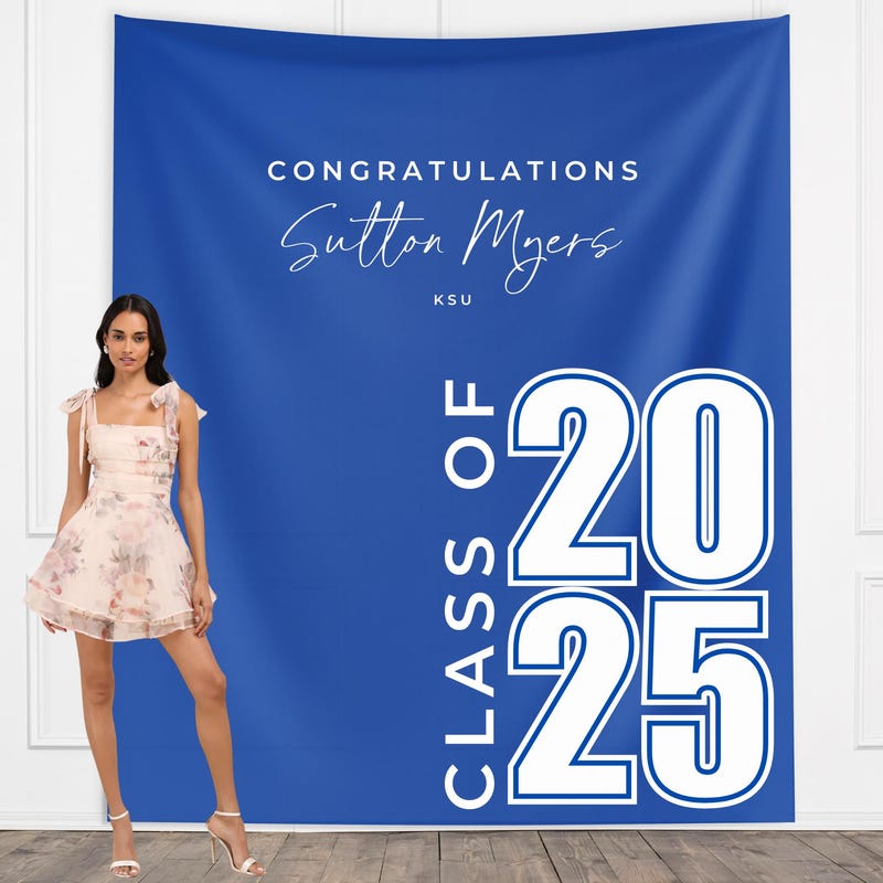 Class of 2026 Back Drop - Etsy