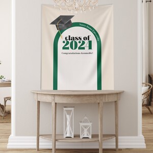 Class of 2024 Custom Graduation Party Banner Personalized Arch Congrats ...