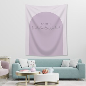 Arch Custom Text Party Banner Personalized Arch Backdrop - Etsy
