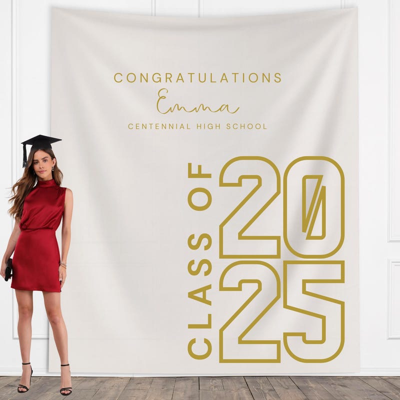 School Grad Class Banner - Etsy