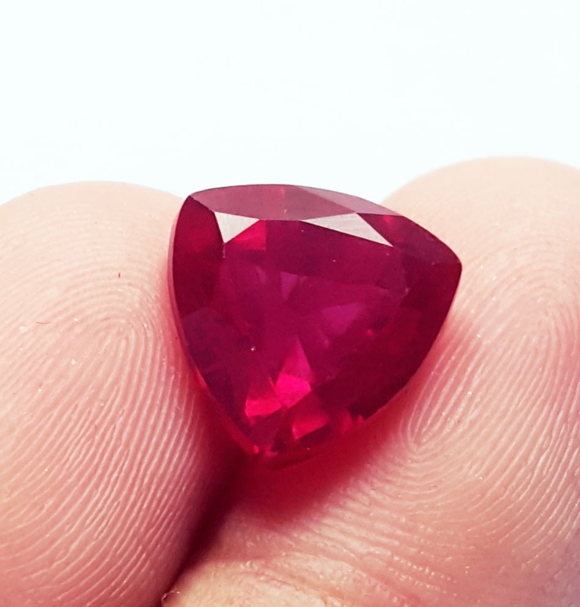 Natural Red Ruby 7.80 Ct Loose Gemstone Certified Free | Etsy