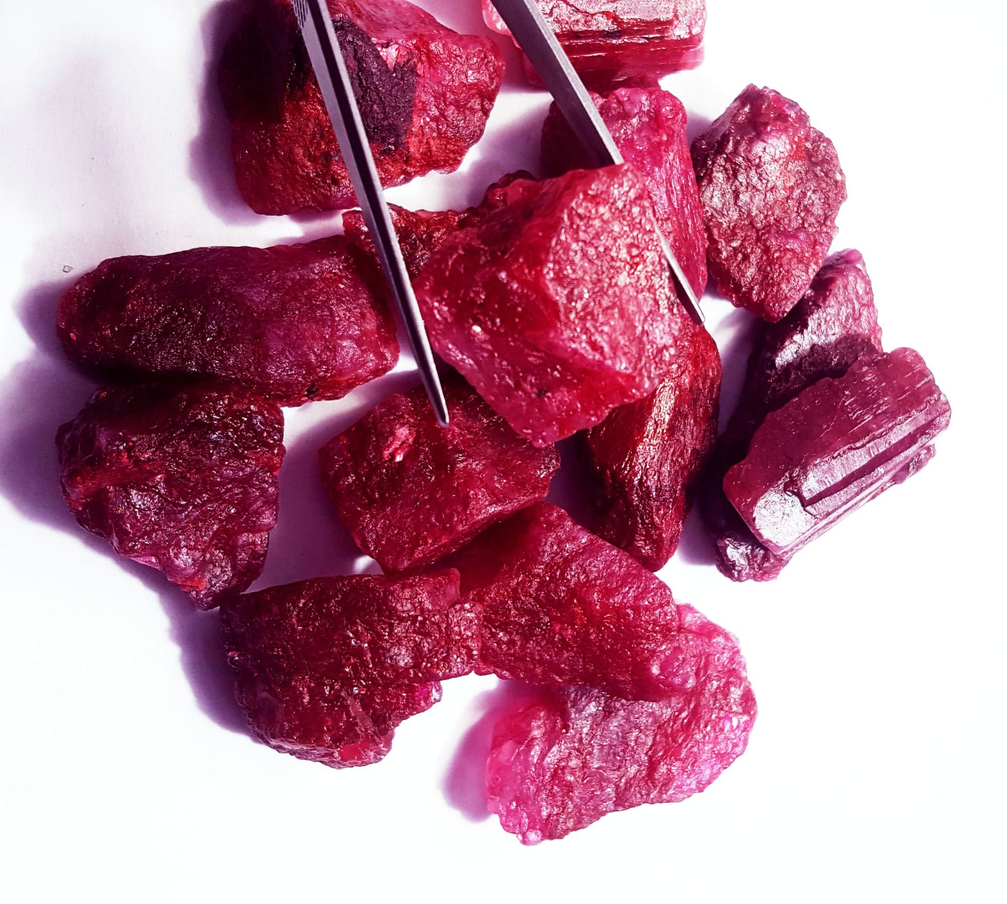Loose Gemstone Natural Red Beryl Rough Certified Between 90 to - Etsy