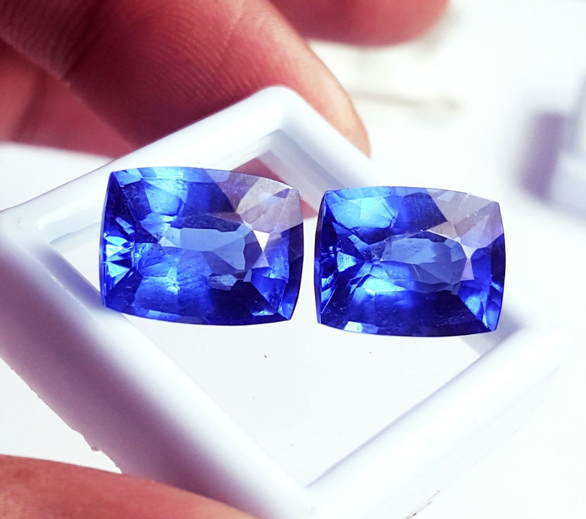 Erstaunliche lose Edelstein zertifiziert natürliche blaue | Etsy