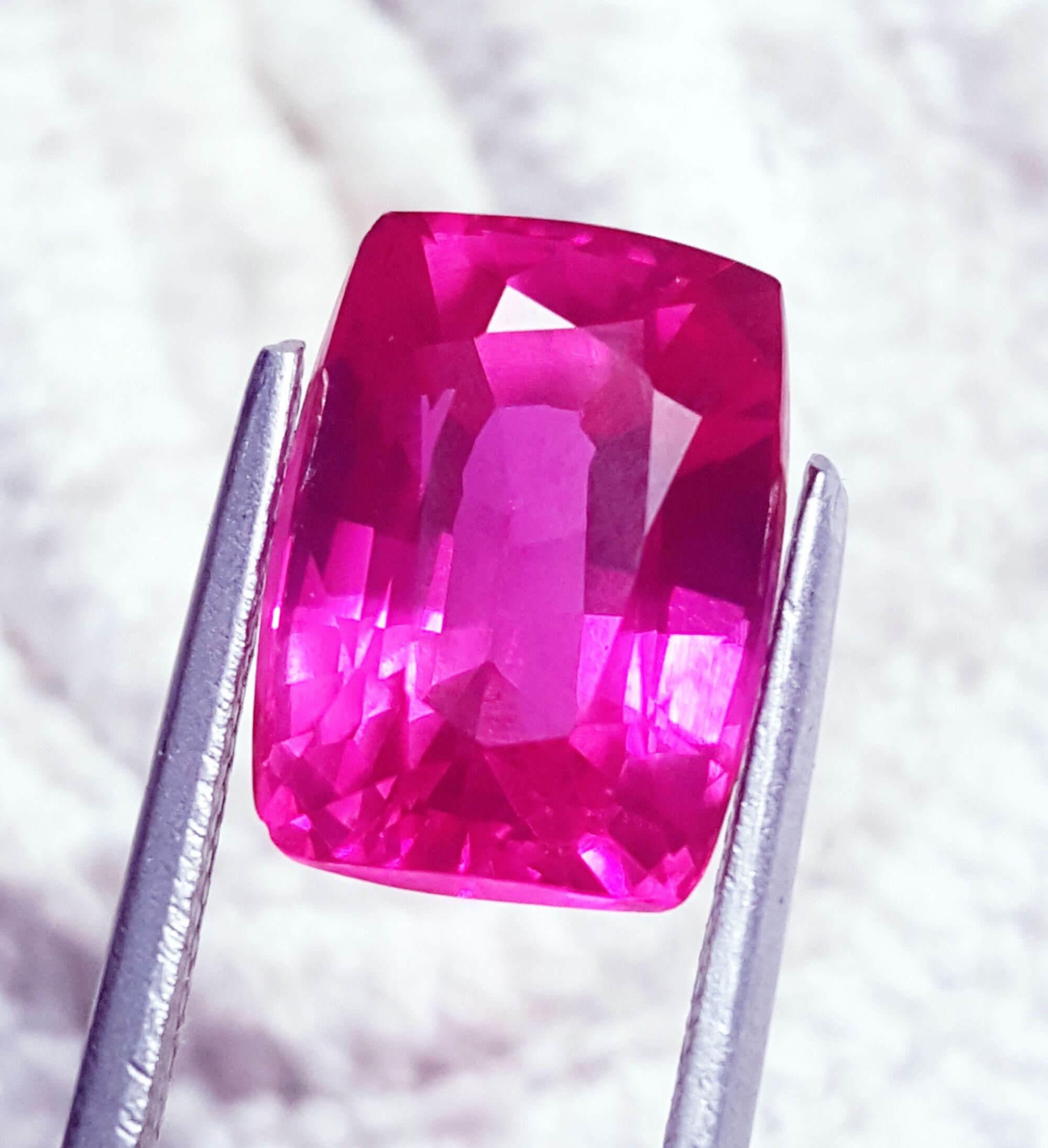 Natural Pink Sapphire 10.70 Ct Certified Loose Gemstone With | Etsy