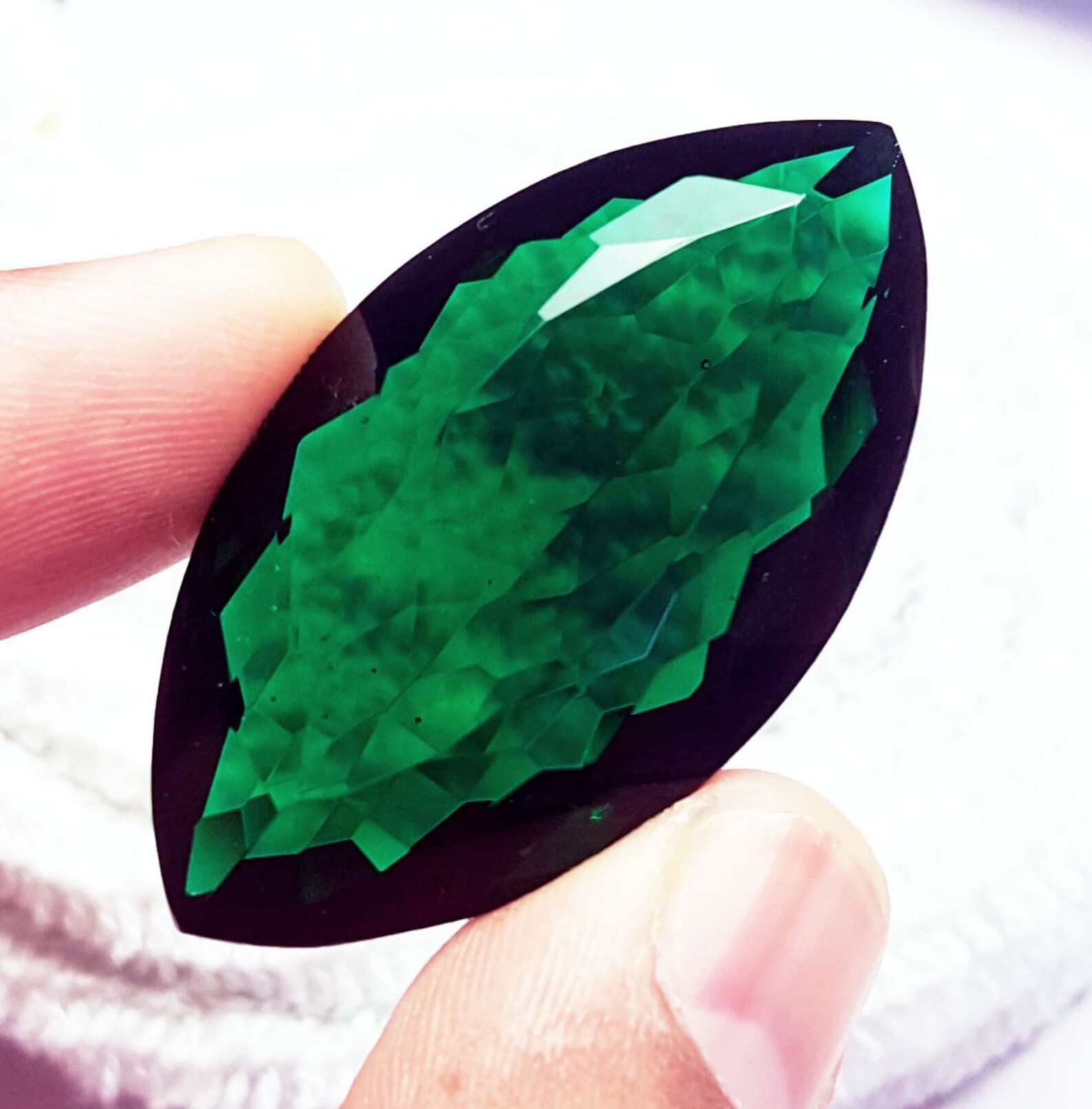 Attractive Green Amethyst 83.40 Ct Certified Loose Gemstone | Etsy