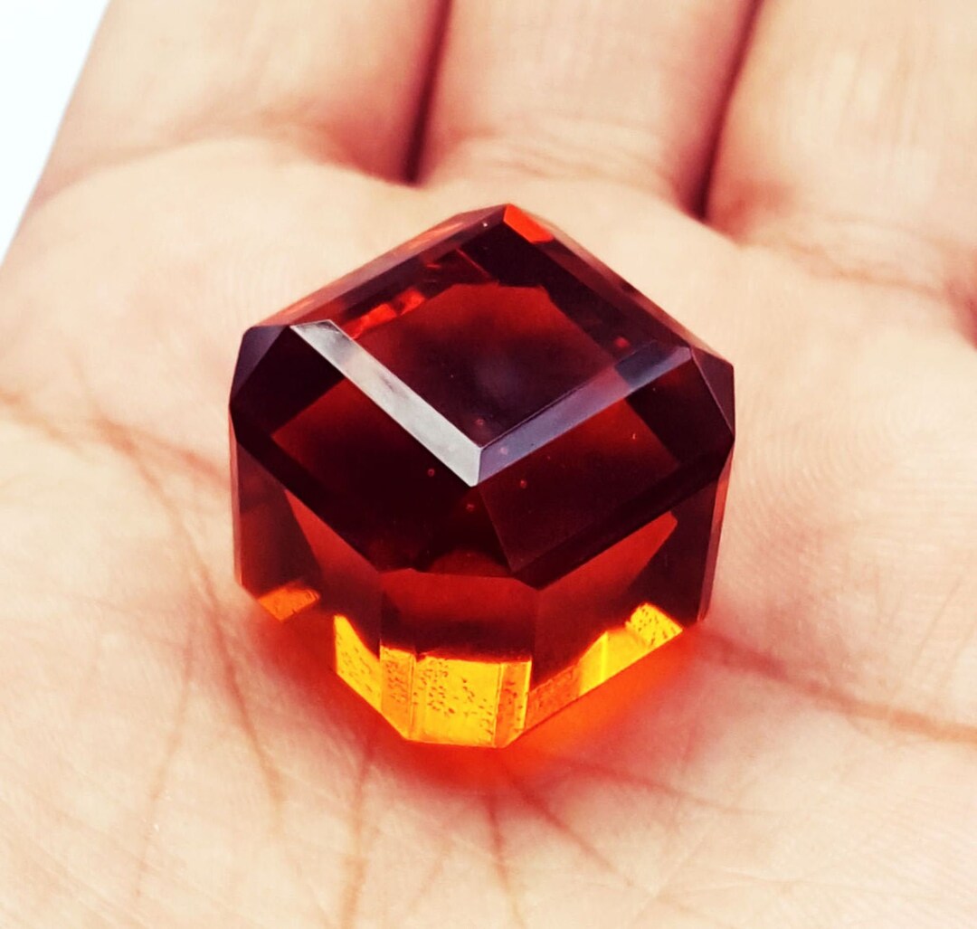 Certified Brazilian Orange Topaz Loose Gemstone Between 70 to 80 Ct ...