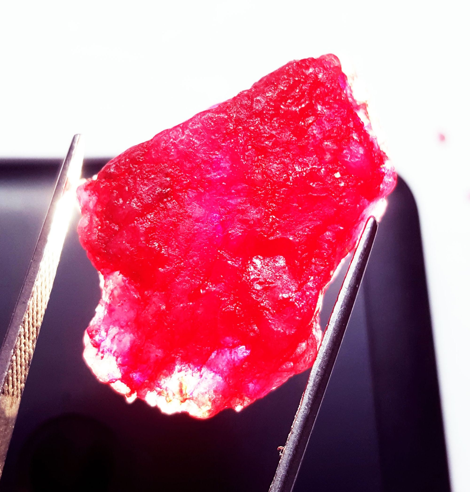 Loose Gemstone Natural Red Beryl Rough Certified Between 90 to - Etsy