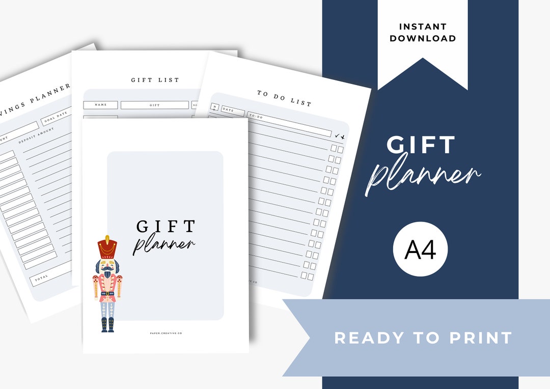 Gift Planner Printable, Gift Budgeting, Gift Tracker, Gift List ...
