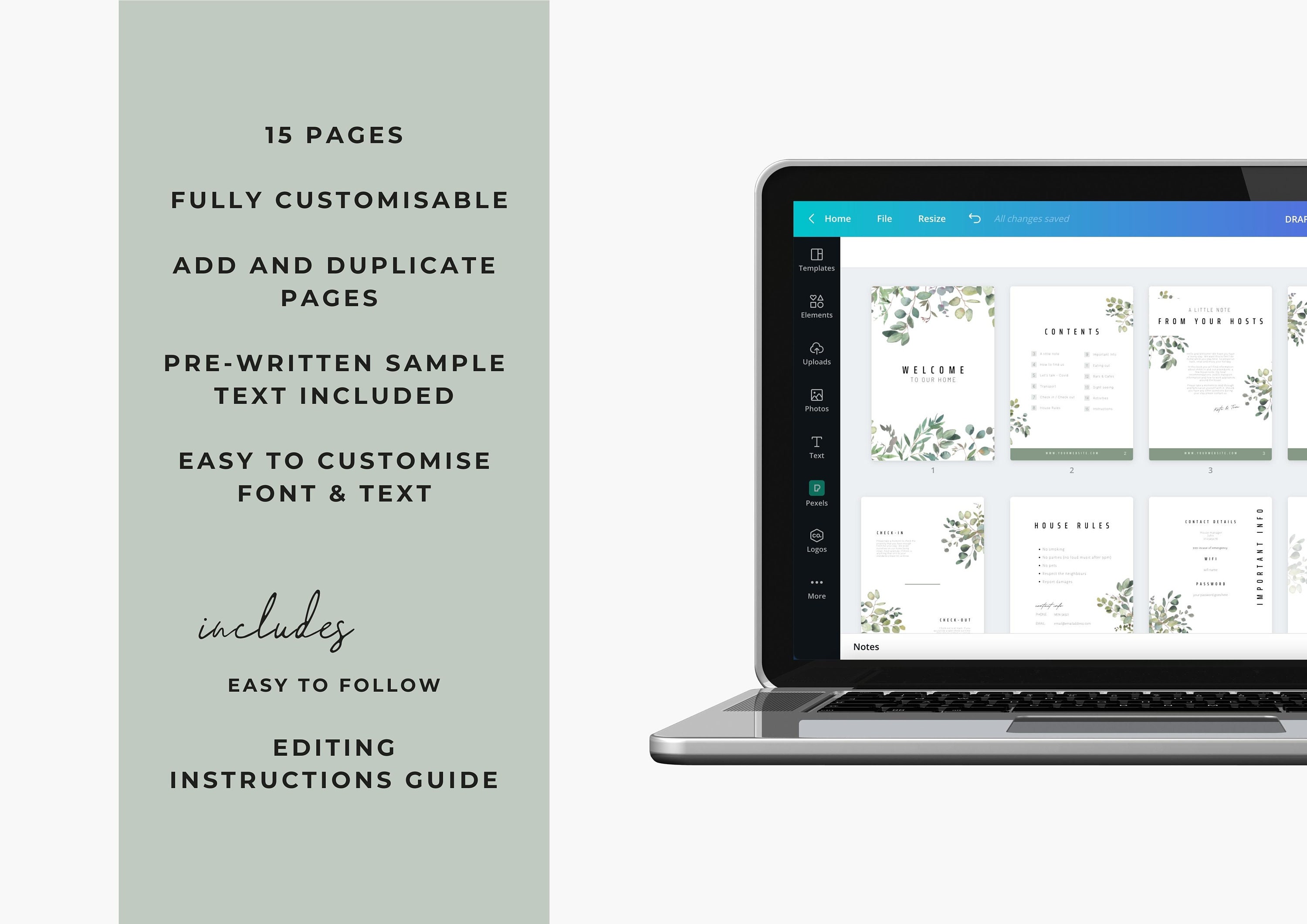 Airbnb welcome book sample - horparty