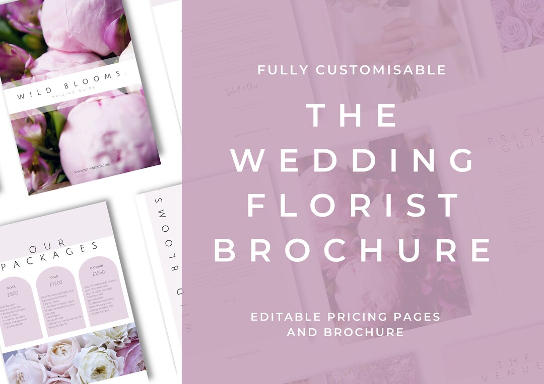 Wedding Florist Pricing Guide - Brochure for Florists - Florist ...