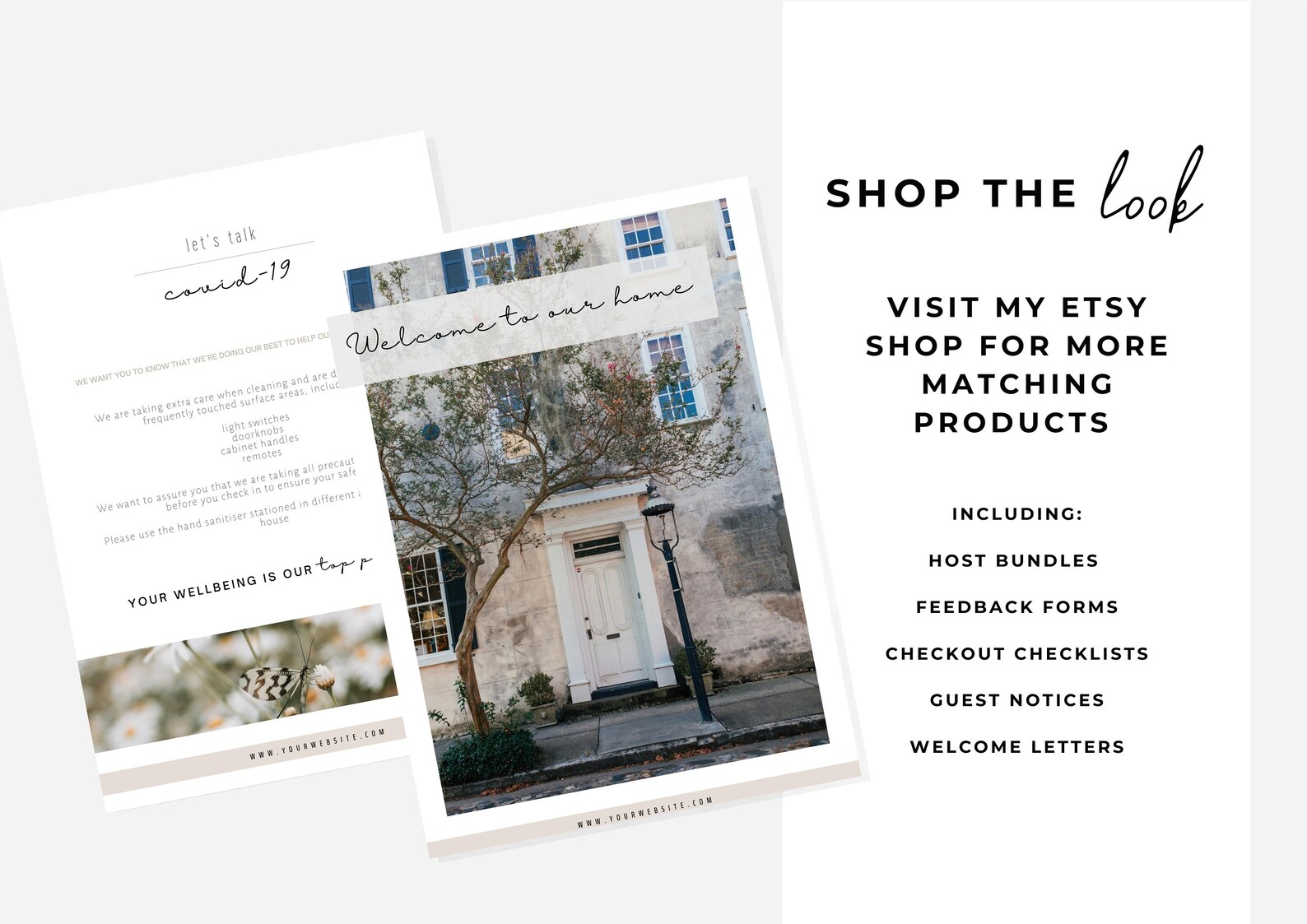 EDITABLE AIRBNB Welcome Book Template Pre-written Text Easy - Etsy