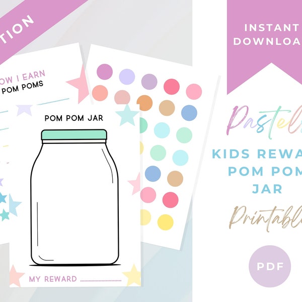Pom Pom Reward Chart - Etsy