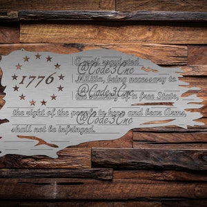 1776 American Flag 2nd Amendment DXF - Etsy