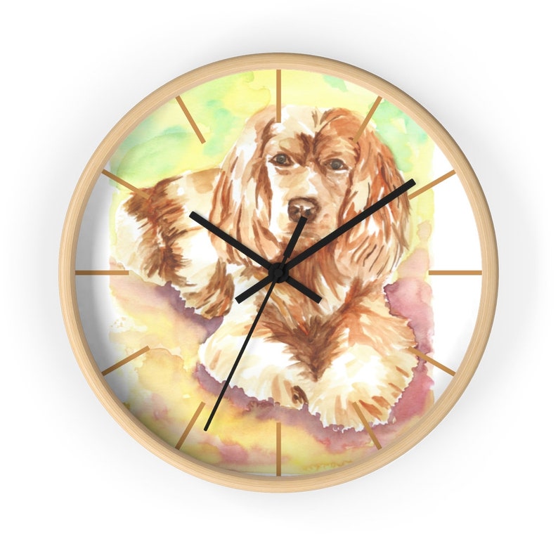 Cocker Spaniel Dog Wall Clock English Cocker Spaniel Puppy - Etsy