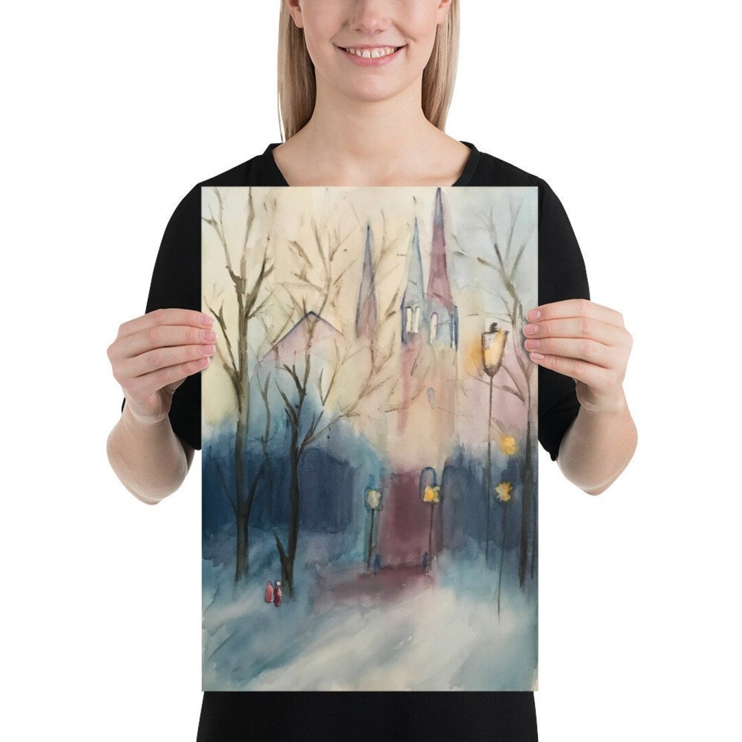 Watercolor Castle Printable Art, Castle Print, Castle Poster, Magic ...