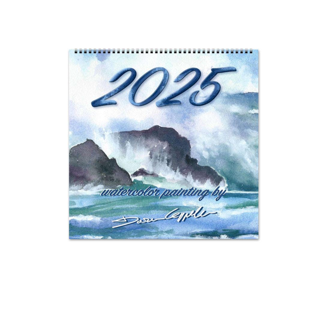 Ocean Calendar 2025, Sea Themed Calendar 2025, Wall Calendar, 12 Month ...