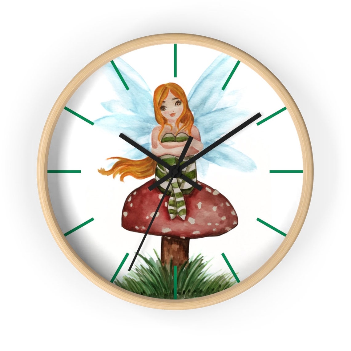Fairy Clock Fairy Baby Girl Nursery Decor Girl Teens Room - Etsy