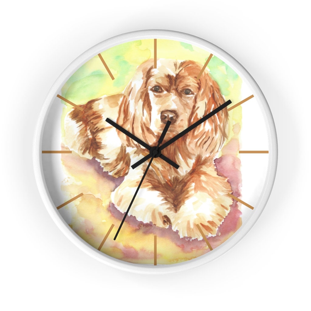 Cocker Spaniel Dog Wall Clock English Cocker Spaniel Puppy - Etsy