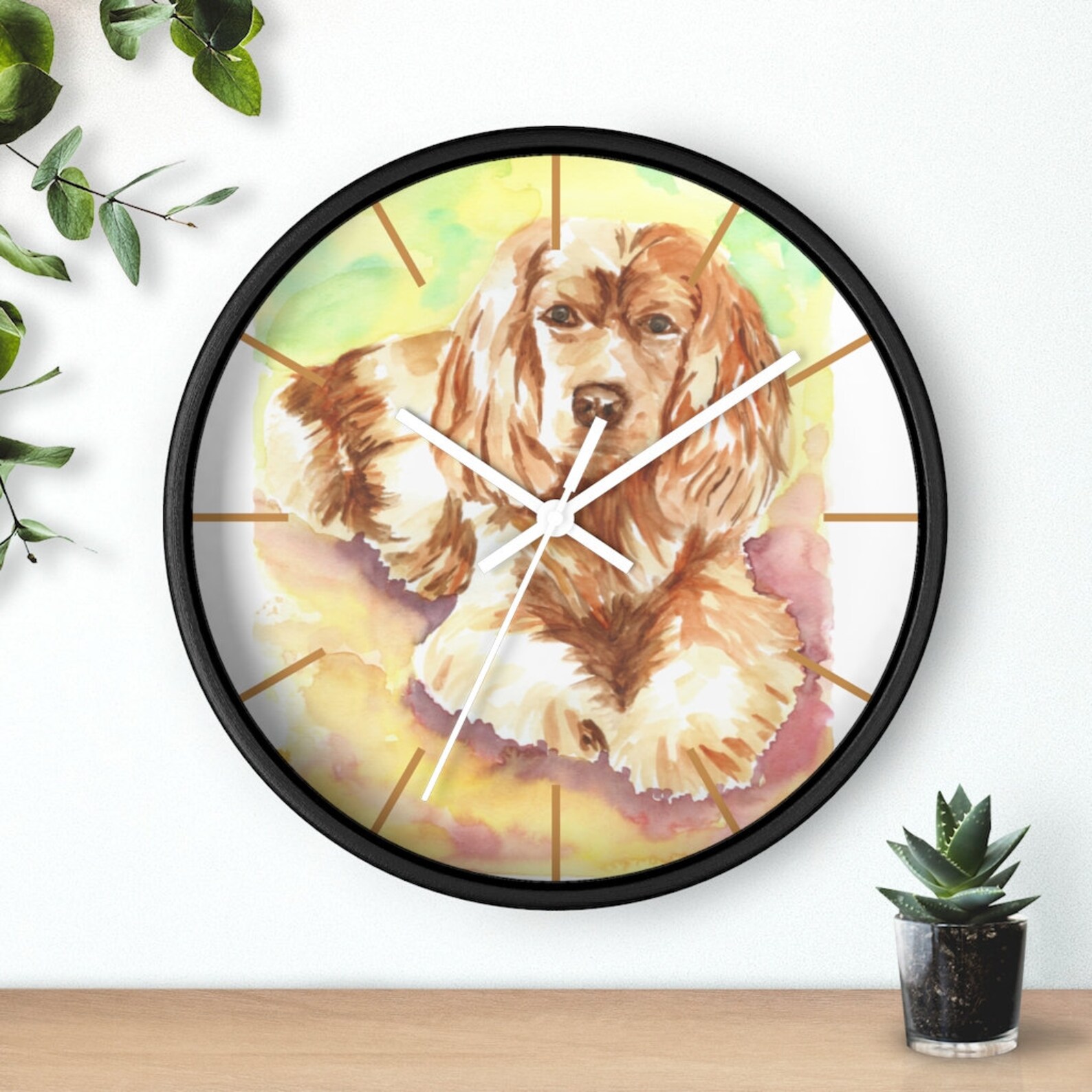 Cocker Spaniel Dog Wall Clock English Cocker Spaniel Puppy - Etsy