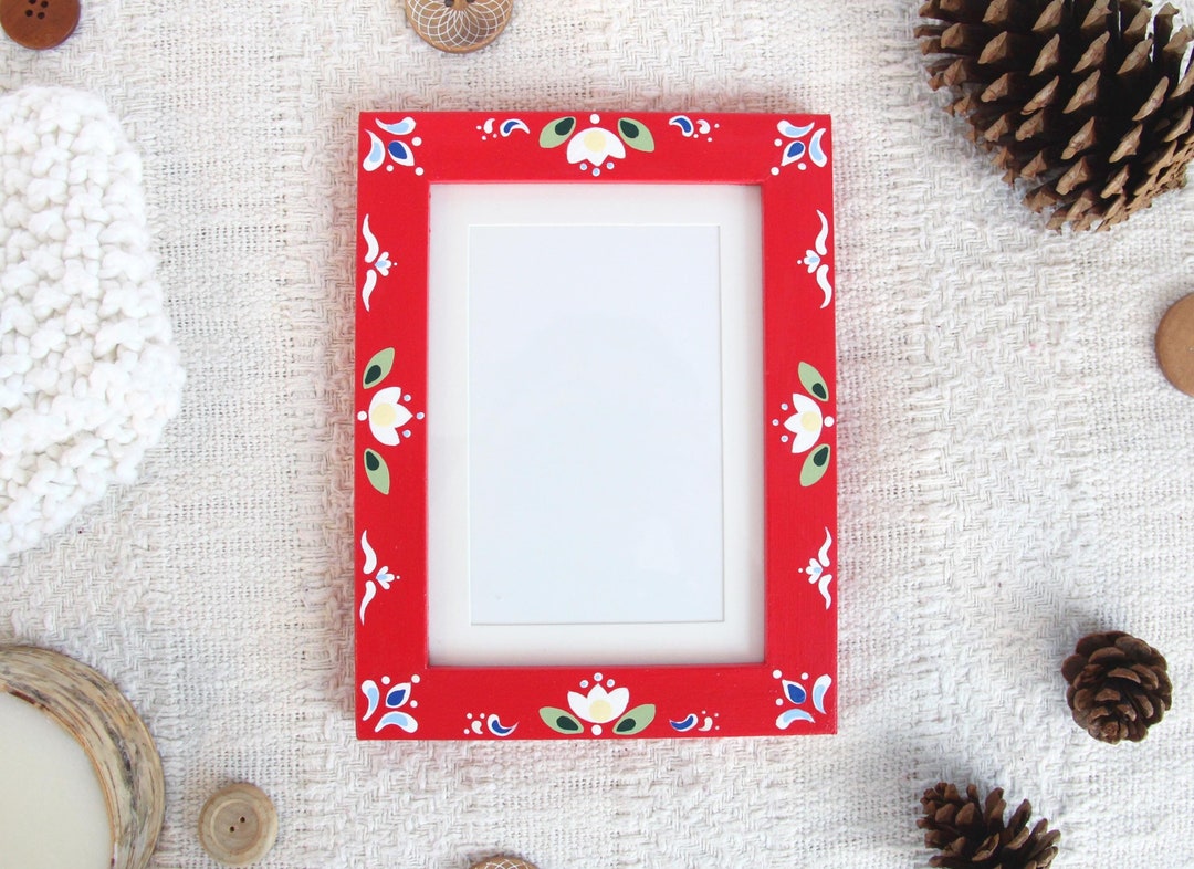 Fairytale Inspired Folk Art Frame (5x7 or 4x6 With Matting) - Hand ...