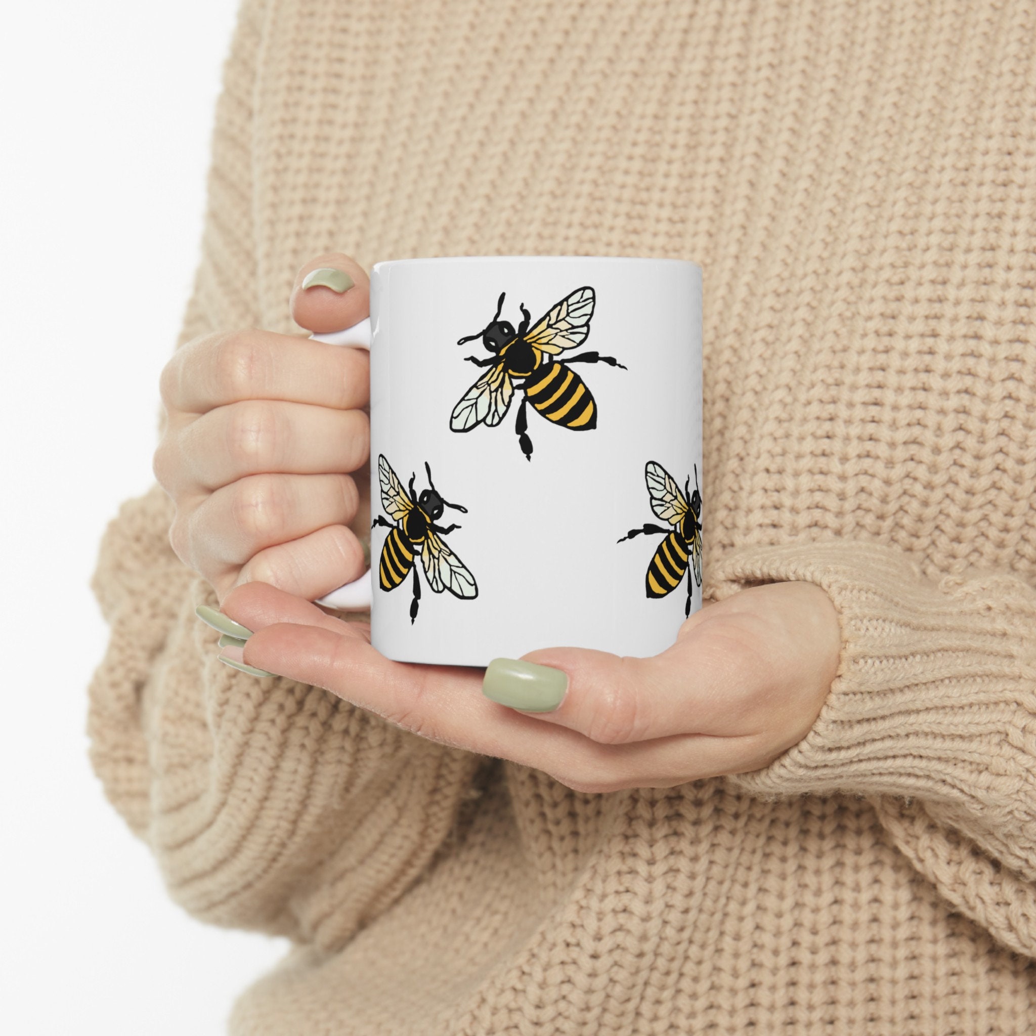 Bumblebee Coffee Mug,honey Bee Coffee Mug, Bee Coffee Mug, Animal ...
