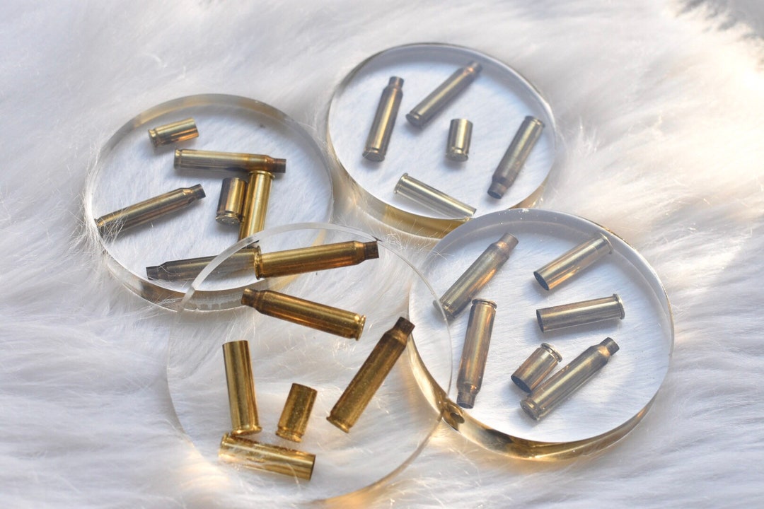 Bullet Coasters (set of 4) | Bullet Shell Casing Ammo Coasters ...