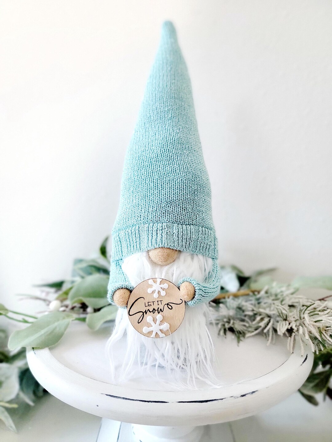 Snowflake Gnome | Holiday Gnome Decor, Winter Gnome Decor, Tomte ...