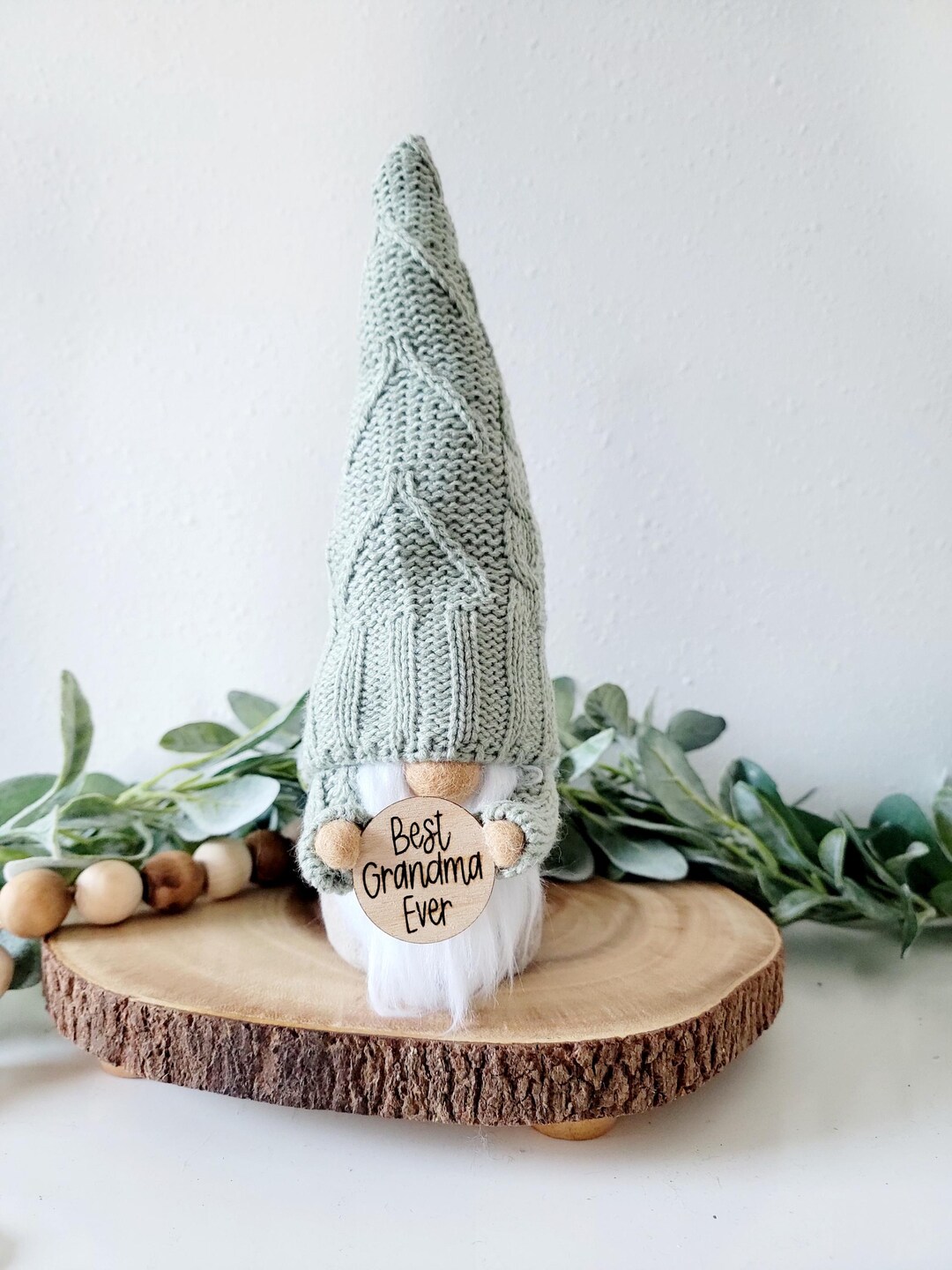 Grandma Gnome Gift, Best Grandma Ever Sign Grandma Birthday Gift ...