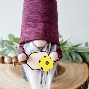 Handmade Pickleball Gnome for Pickleball Lover, Gift for Pickleball ...