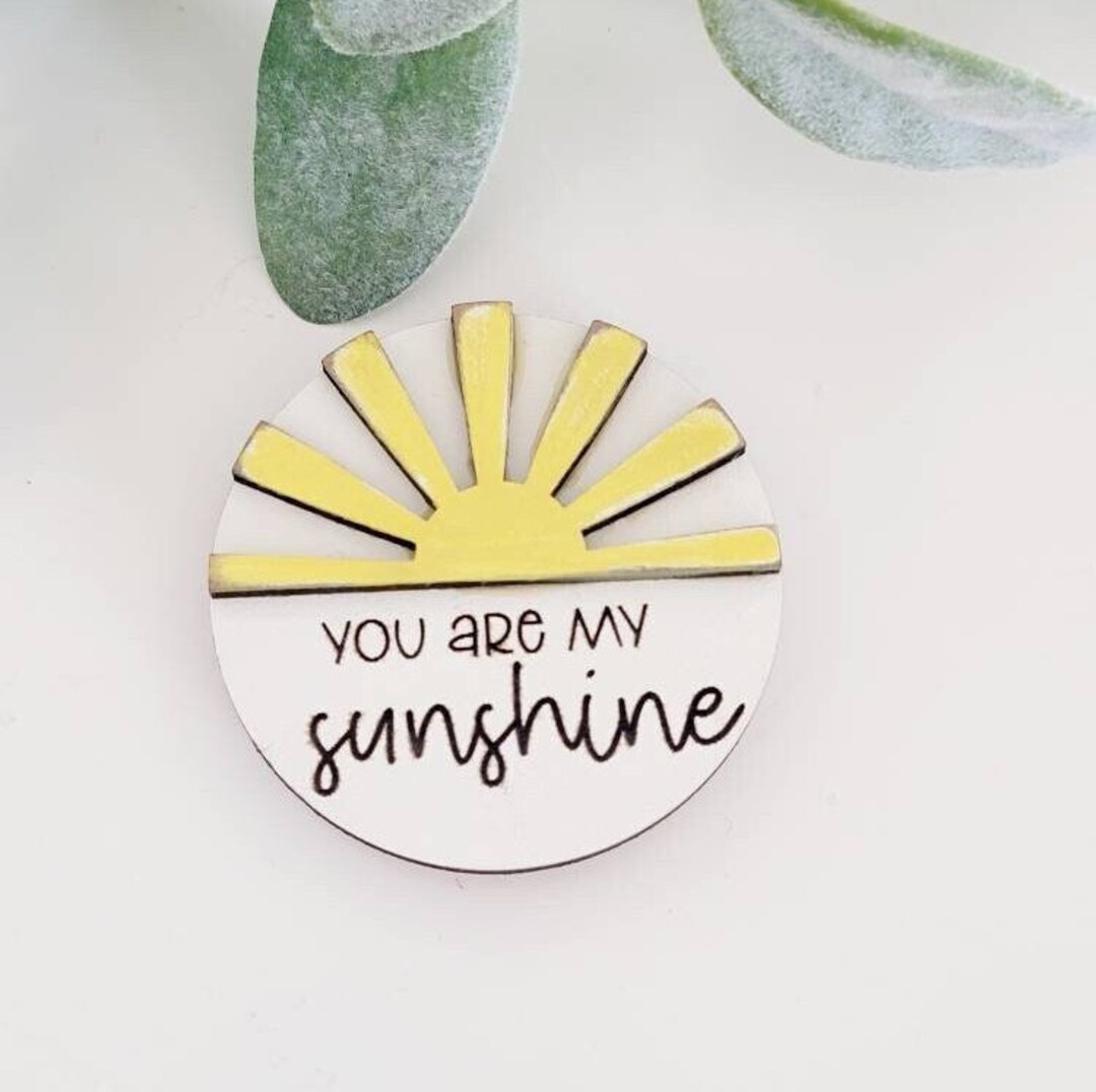 You Are My Sunshine Magnet: Whiteboard or Fridge Decor - Etsy