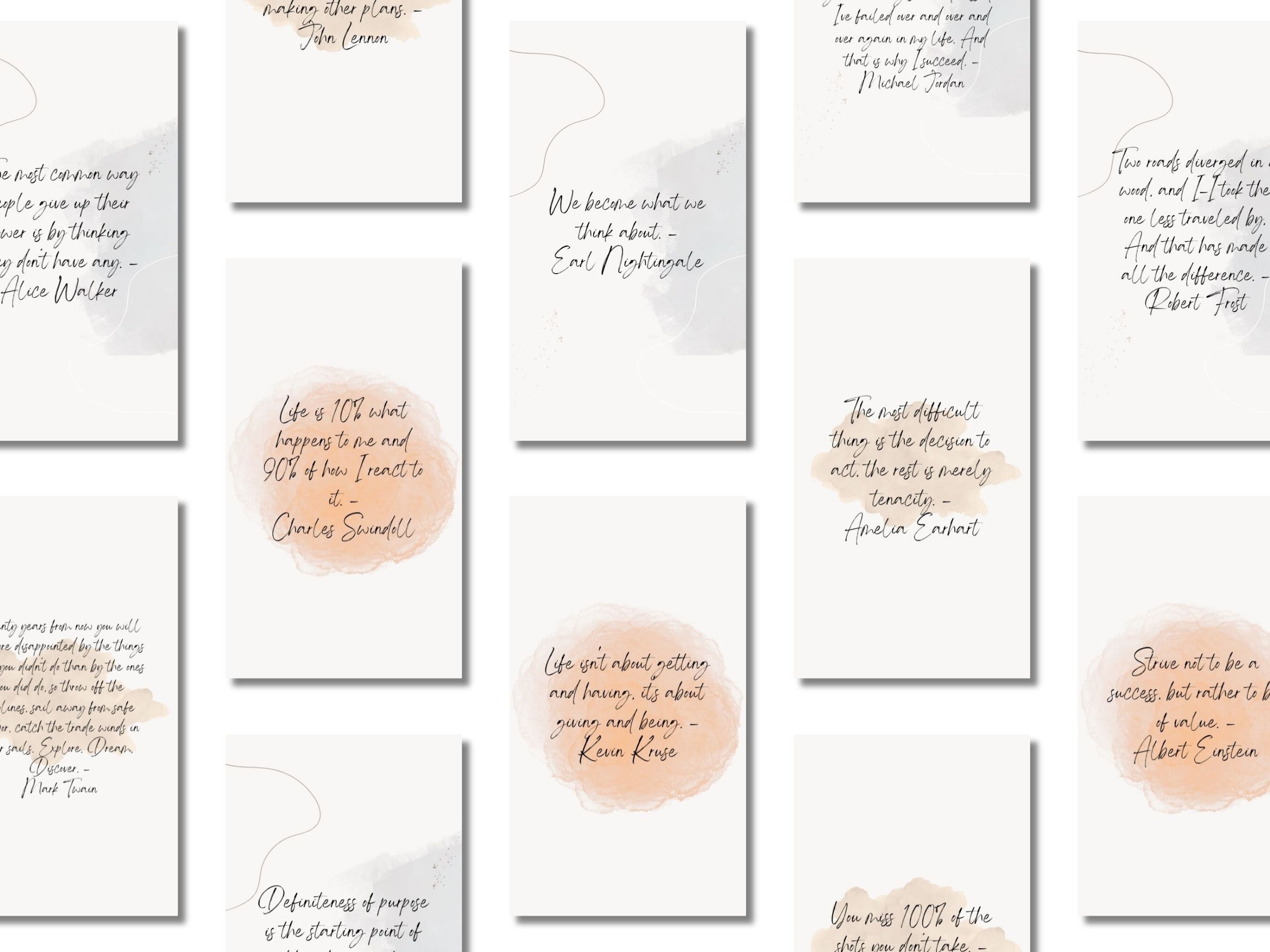 Motivational QUOTES Canva Template Instagram Facebook Social Media ...