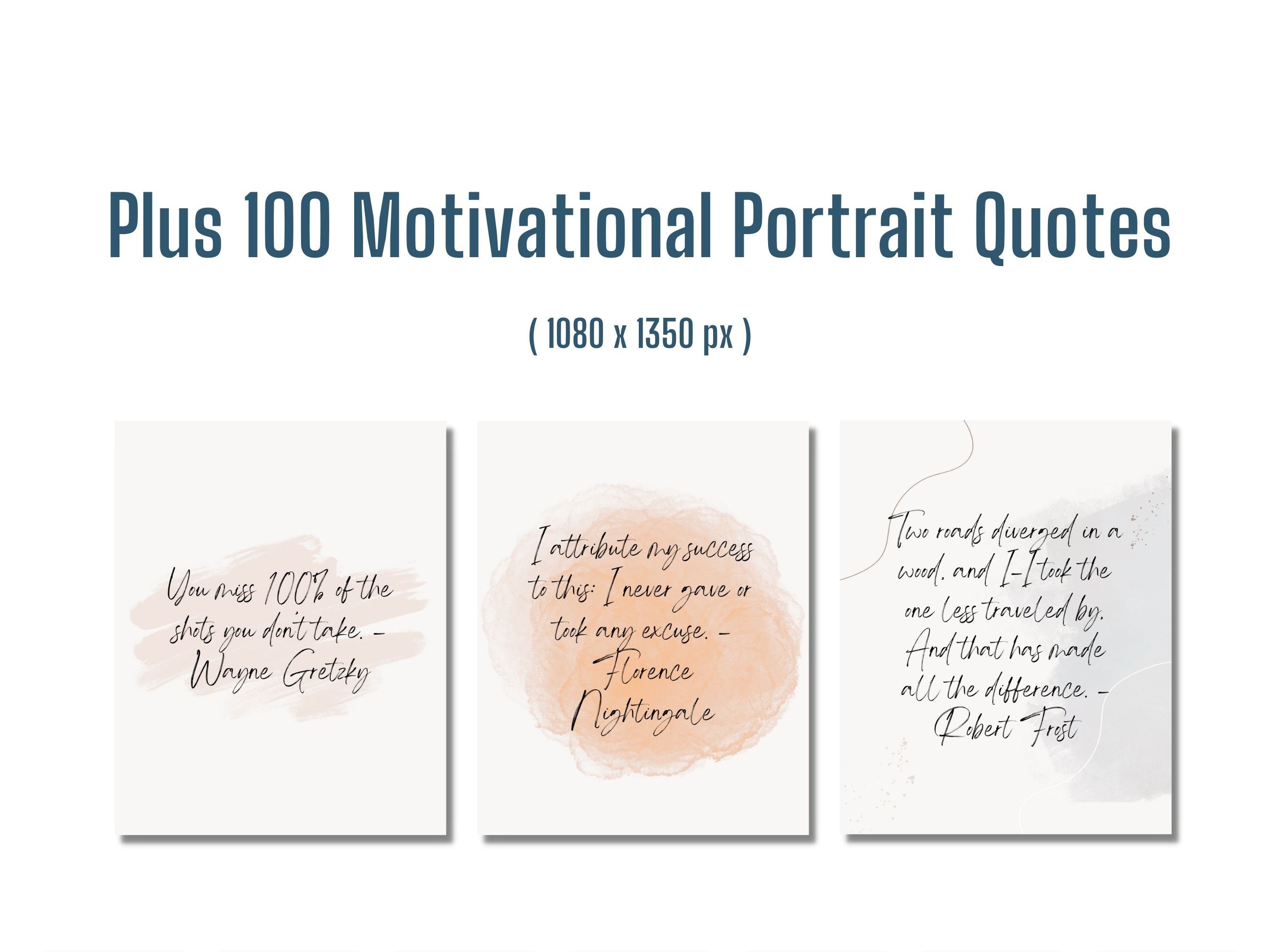 Motivational QUOTES Canva Template Instagram Facebook Social Media ...