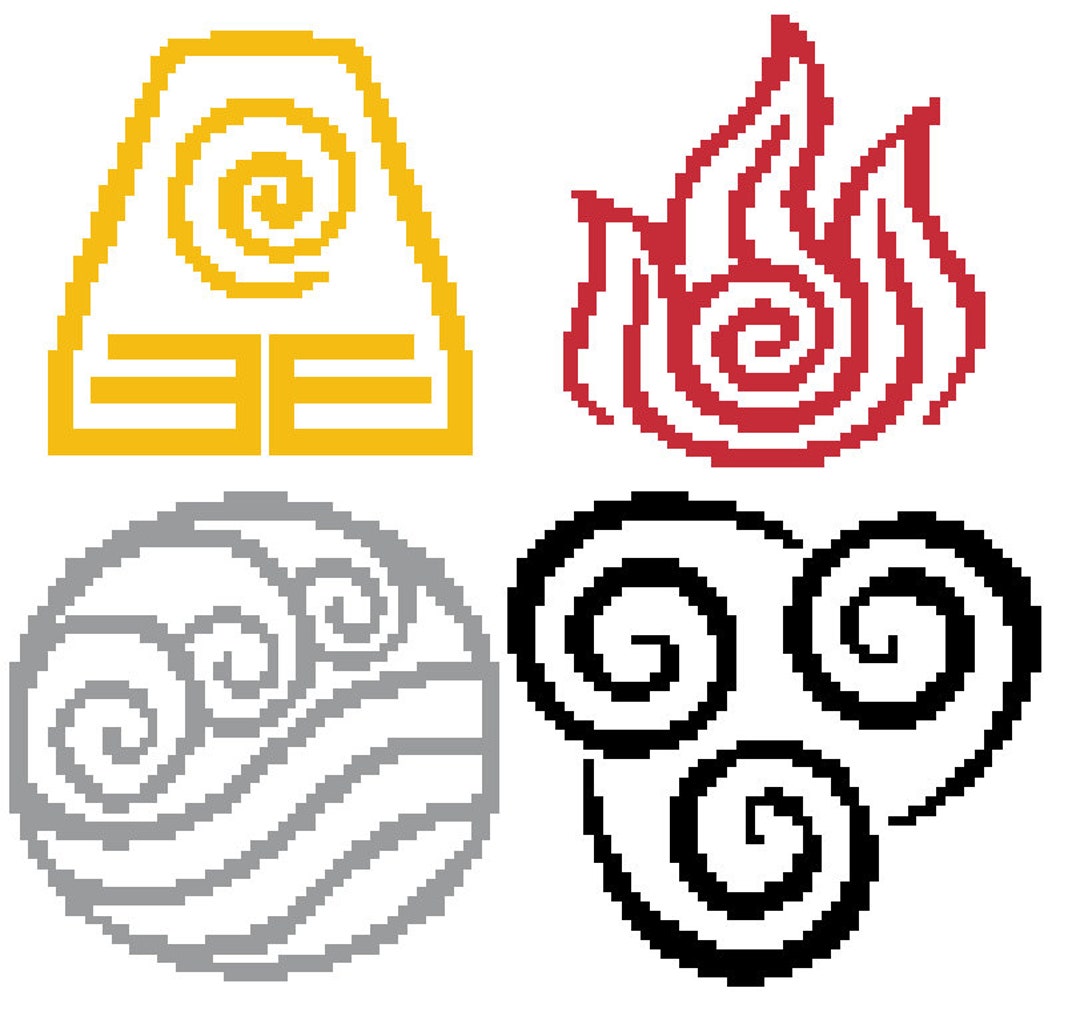 ATLA Element Signs Complete Set - Etsy.de