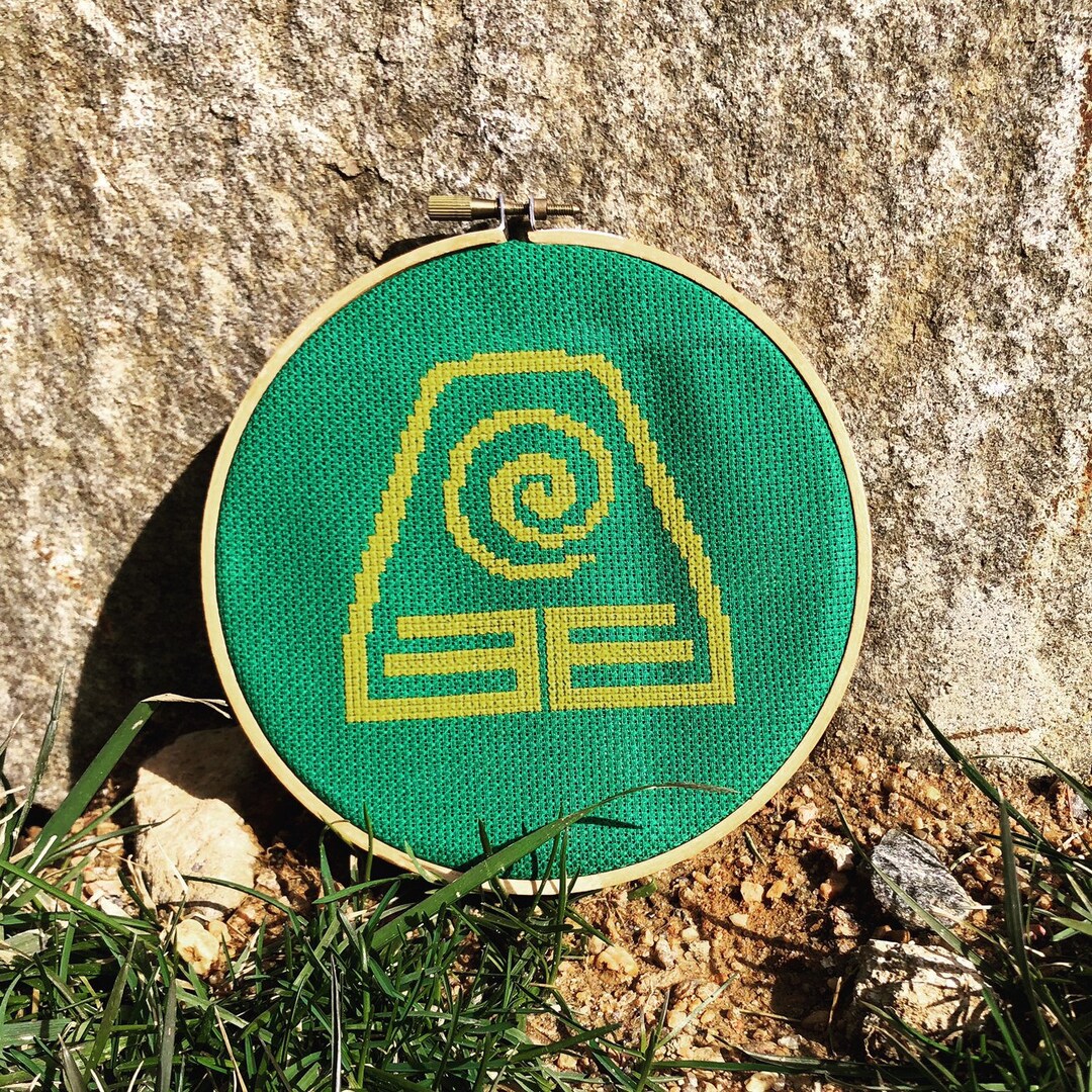 Earth Nation Symbol Hoop Art - Etsy