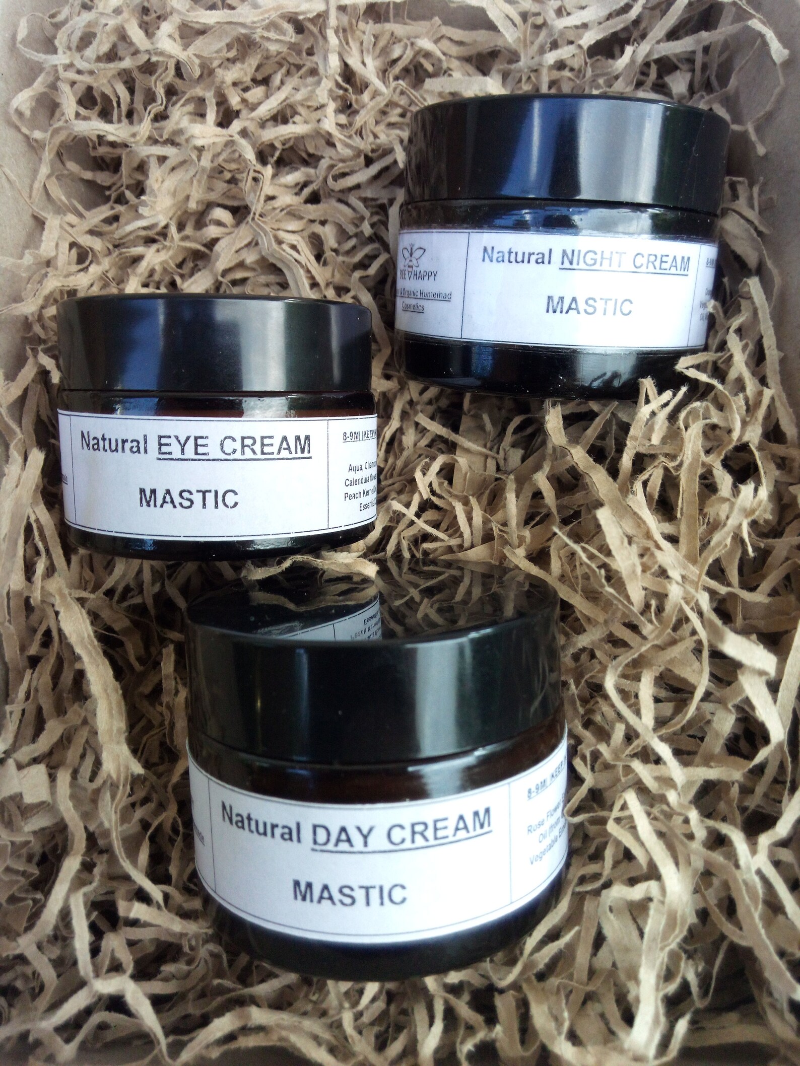 MASTIC FACE & EYE Cream Set, Natural Night Cream Mastic, Natural Day ...