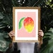Mango Wall Art Kitchen Decor Tropical Watercolor Fruit Art - Etsy