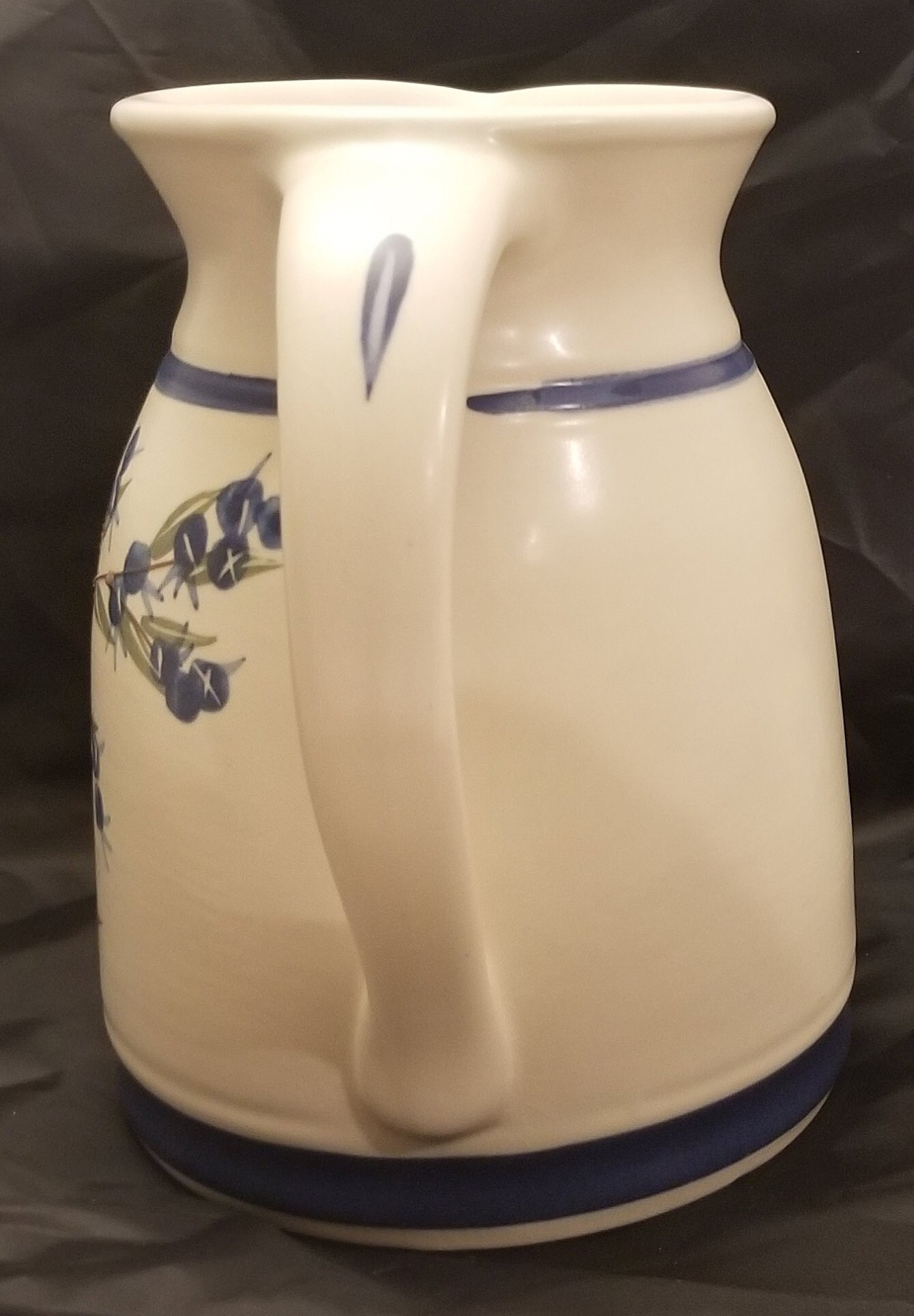Vintage Olde Cape Cod Pottery Pitcher Blueberry - Etsy