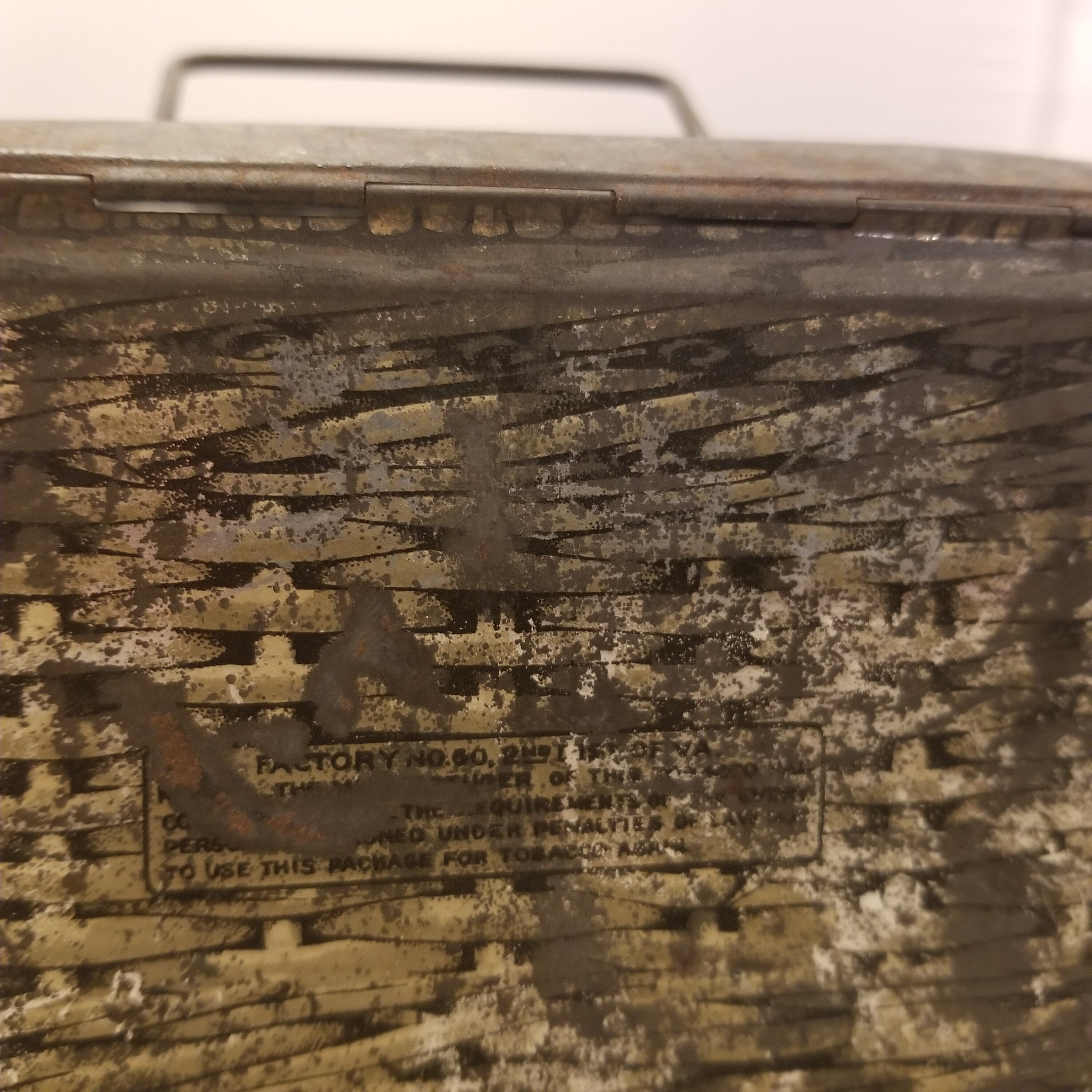 Free Shipping! Rare Vintage RA Patterson Tobacco Tin - Etsy