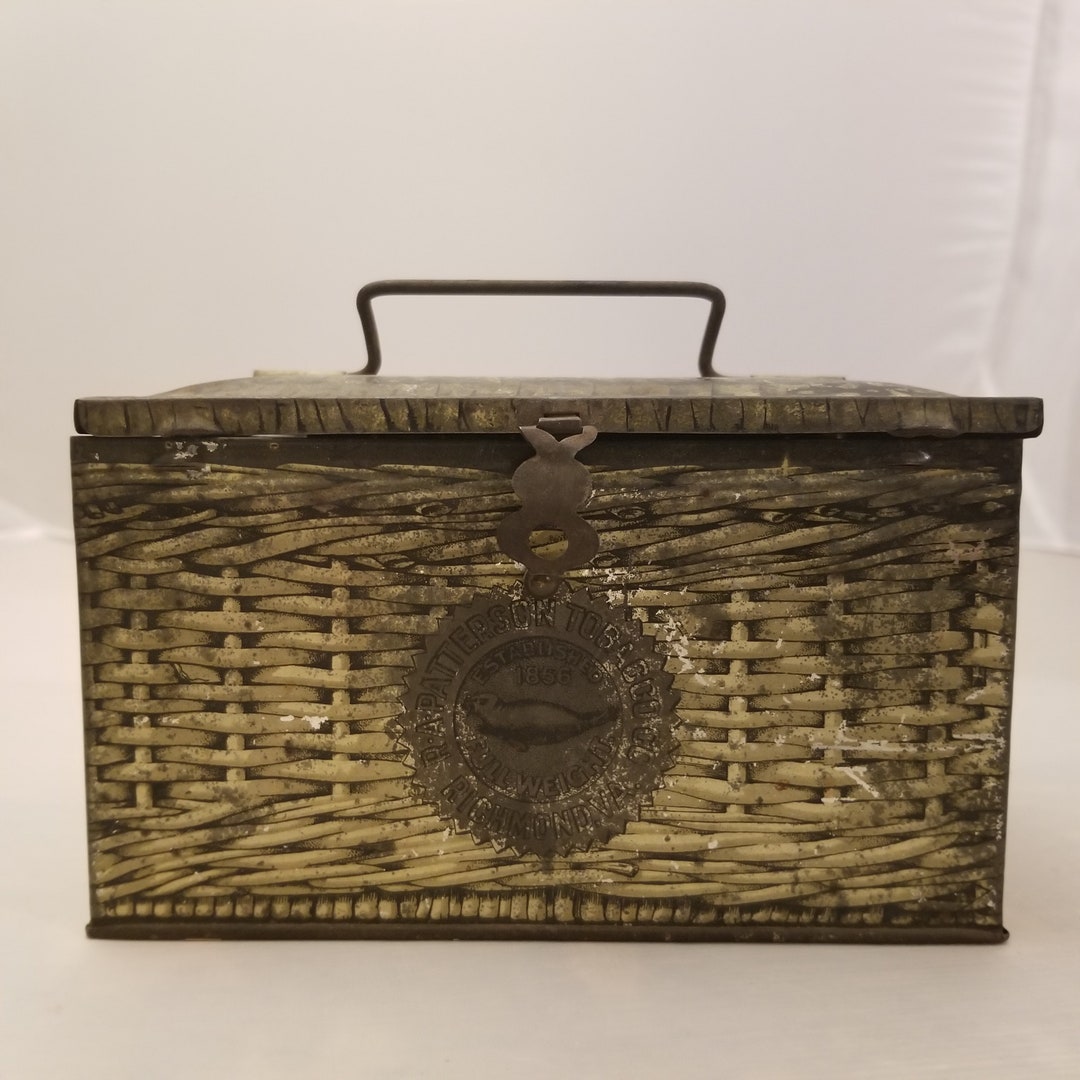Free Shipping! Rare Vintage RA Patterson Tobacco Tin - Etsy