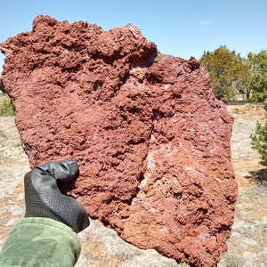 Large Flat Rock Wall, 18 Rock Bed, Red Lava Rock, Aquarium Landscape ...